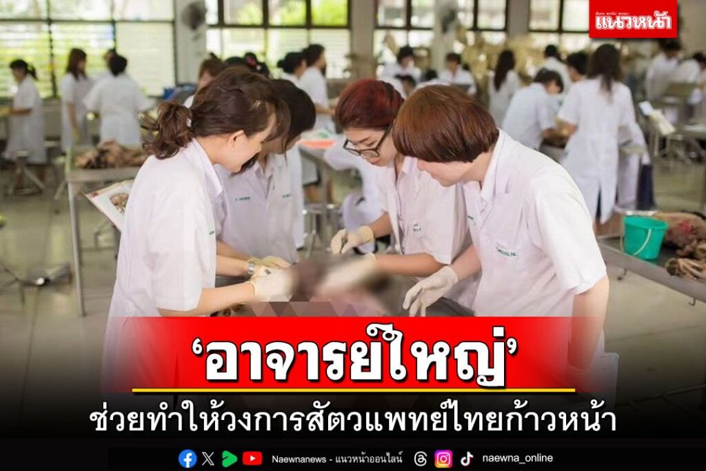 อาจารย์ใหญ่’ช่วยทำให้วงการสัตวแพทย์ไทยก้าวหน้า – สมาคมกายวิภาคศาสตร์ ...